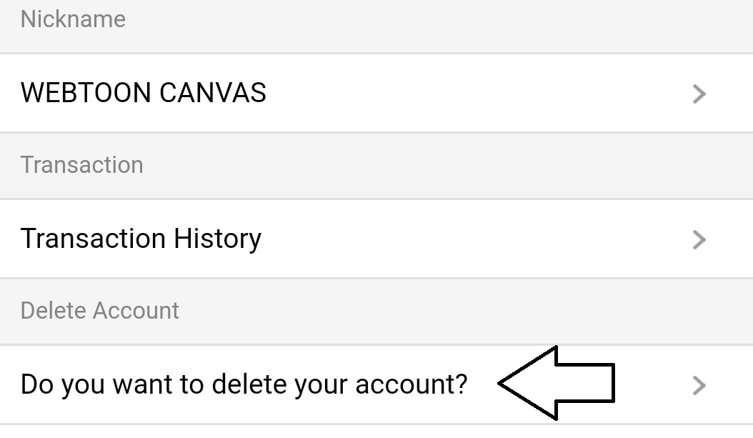 How do I delete my account? – WEBTOON Support